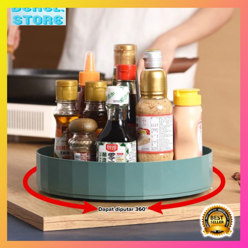 Jual Rak Putar Serbaguna Tempat Penyimpanan Bumbu dan Makanan | Shopee ...