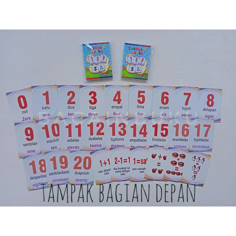 Jual Flash Card Anak Angka (nv) | Shopee Indonesia