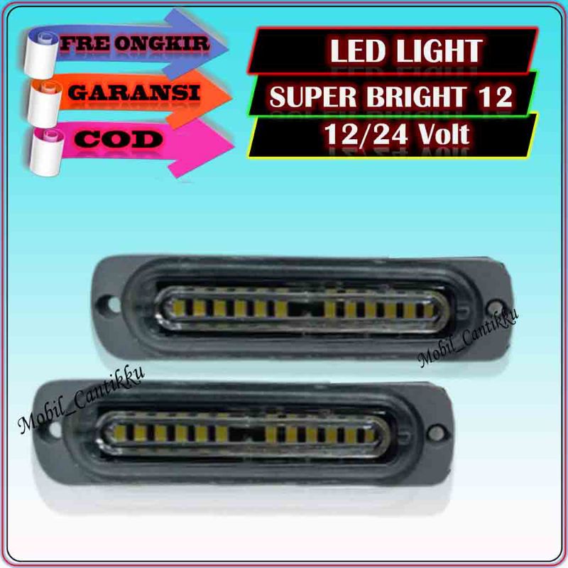 Jual Lampu Variasi Led Mobil Truk Truck Canter Universal Super Bright ...