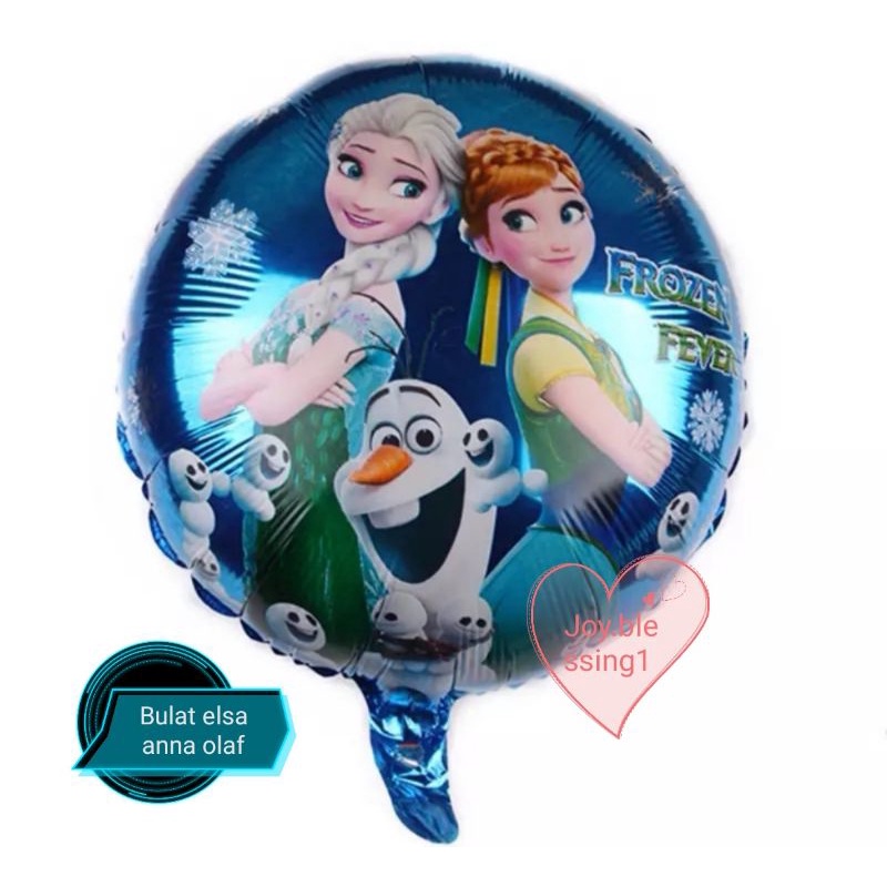 Jual BALON FOIL FROZEN ELSA ANNA OLAF/Banner Frozen/Balon bando frozen ...