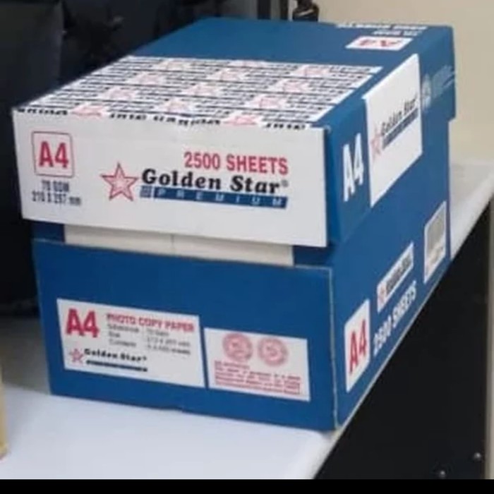 Jual Kertas A4 70gr Golden Star 1rim | Shopee Indonesia