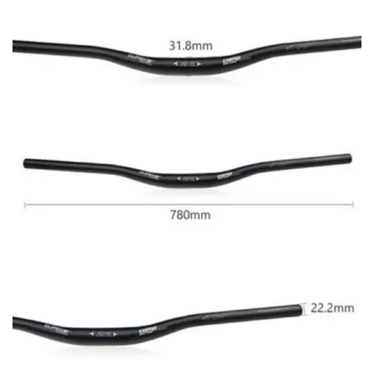 Jual Stang Handle Bar WAKE utk sepeda MTB OVERSIZE warna sesuai diskripsi merah, biru muda dan ...