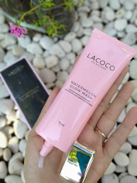 Jual LACOCO WATERMELON GLOW MASK - NASA ORIGINAL ( Masker tanpa bilas ...