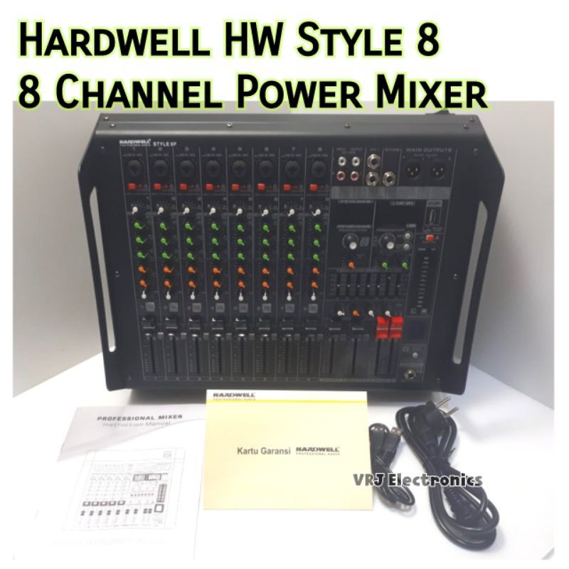 Jual Power Mixer Hardwell Style 8P 8 Channel HW Style8 | Shopee Indonesia