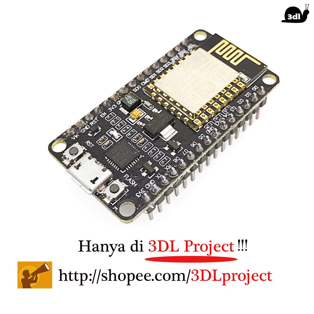 Jual NodeMCU ESP8266 CP2102 Wifi IoT Lua | Shopee Indonesia