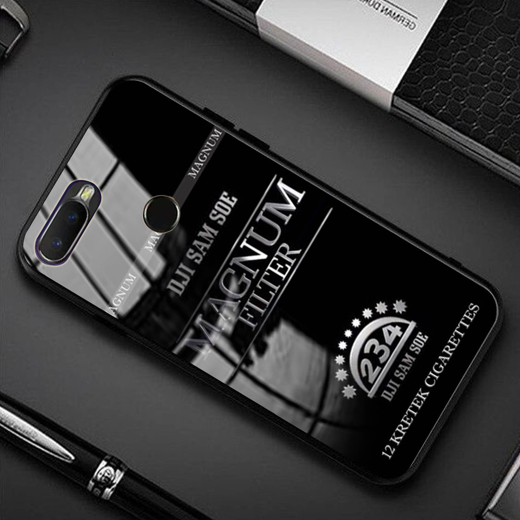 Jual [H12] Case Kaca Oppo A12 A5S A7, Softcase Glass Oppo A12 A5S A7 ...