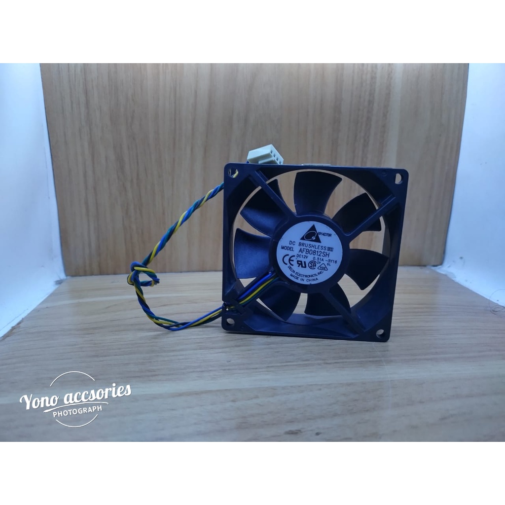 Jual FAN 8CM DELTA AFB0812SH DC.12V 0.51A DC BRUSHLESS 4 PIN | ORI ...