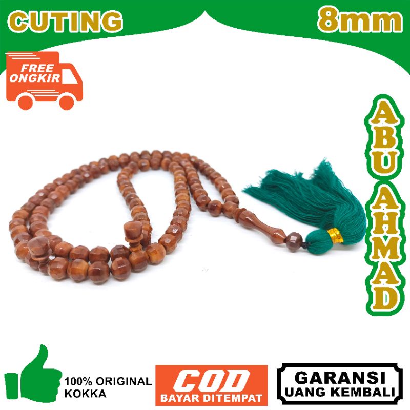 Jual TASBIH KOKKA KAOKAH CUTING RUMBAI HIJAU 8MM | Shopee Indonesia