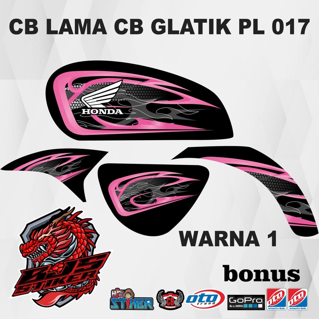Jual Striping cb - Stiker Decal CB 100 CB LAMA CB GLATIK CB LAWAS PL 017 | Shopee Indonesia