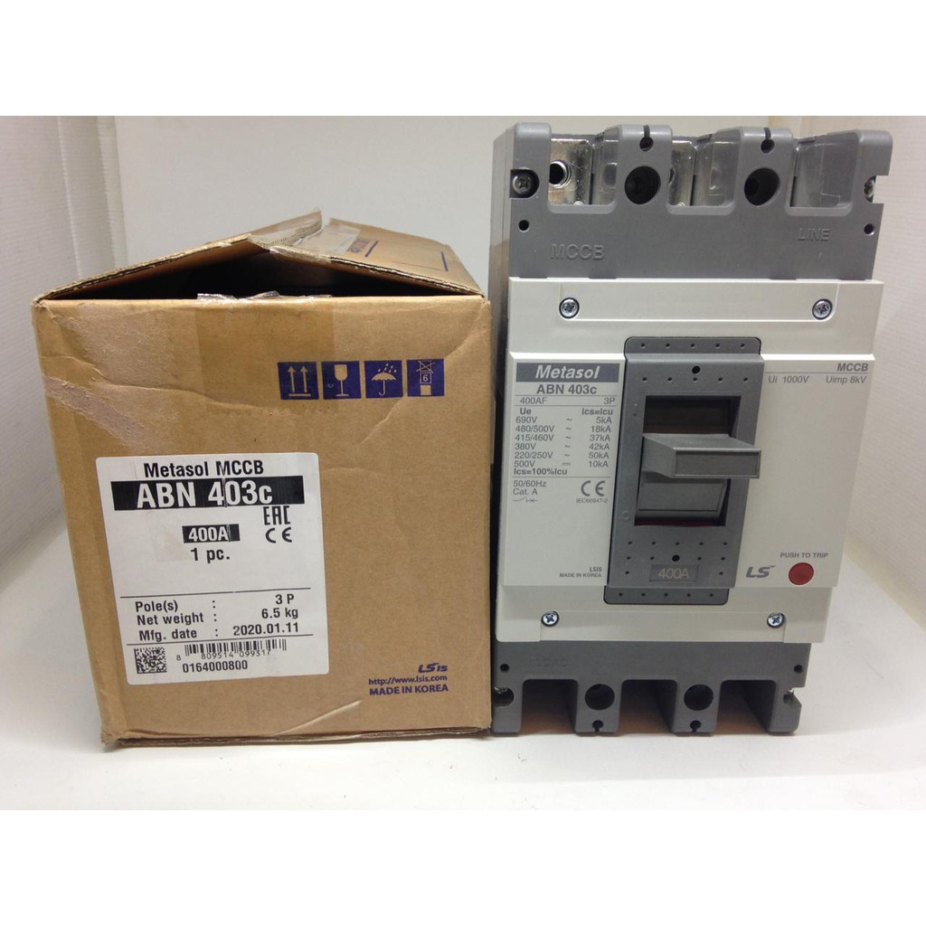 Jual MCCB 3P 400A Type ABN-403C / 42KA Merk LS | Shopee Indonesia
