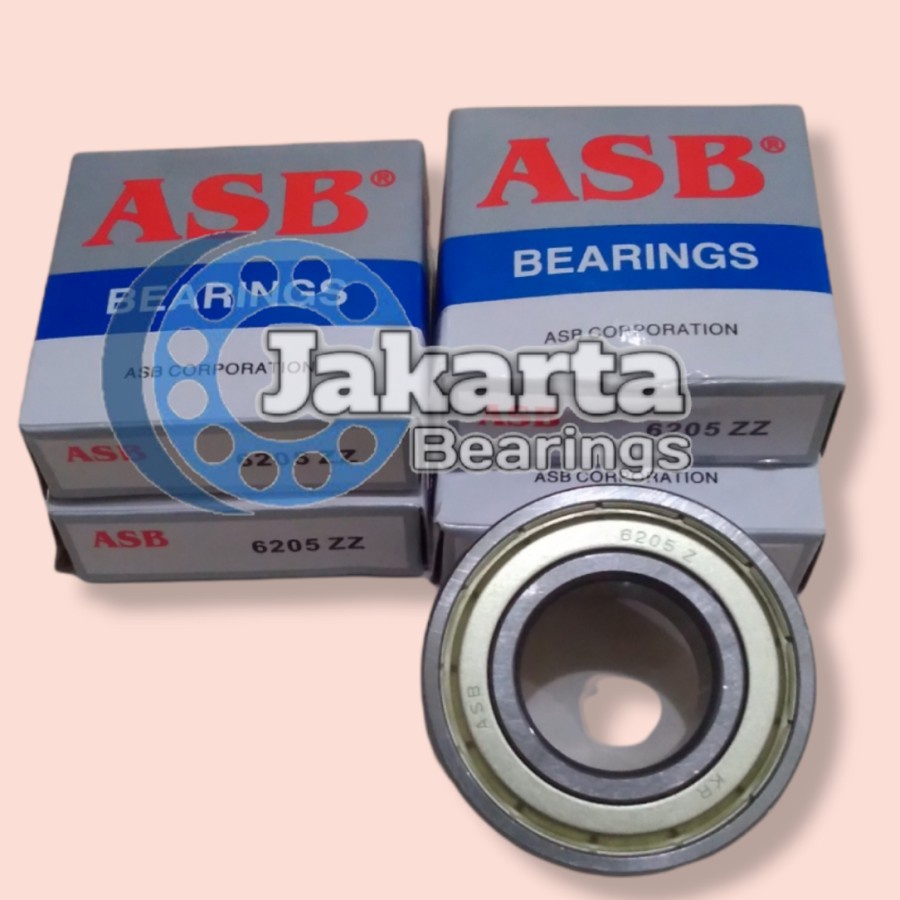 Jual Bearing 6205 ZZ ASB bearing rolling door folding gate gerobak ...