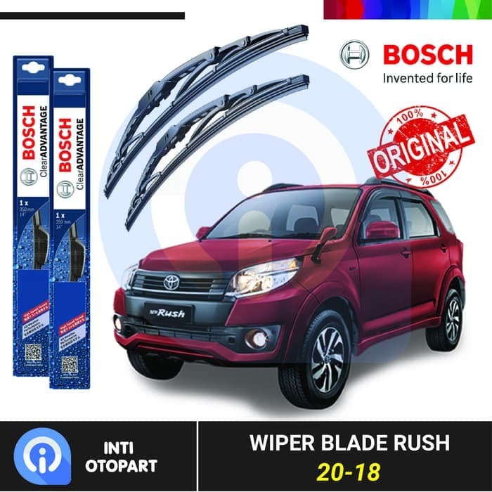 Jual Wiper Blade Rush Terios BOSCH Sepasang Advantage 18-20" ORIGINAL ...