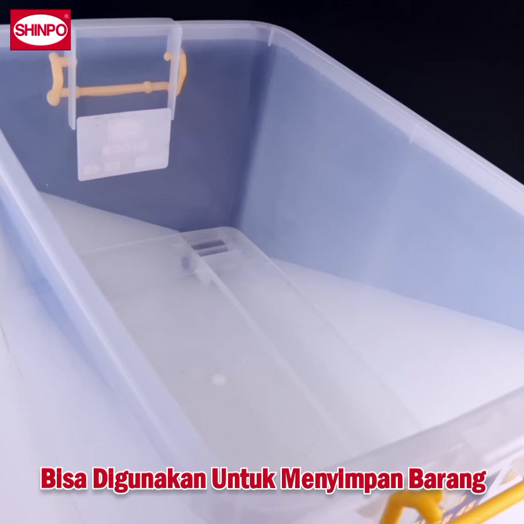 Jual SHINPO Kontainer Plastik Dengan Roda Ricco Container Box Kotak ...