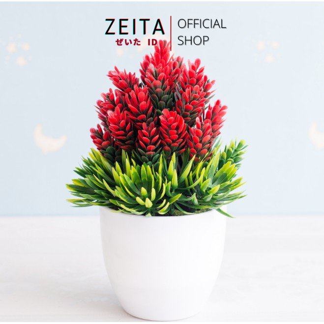 Jual Zeita - Pajangan bunga Artifisial PINUS MINI | Shopee Indonesia