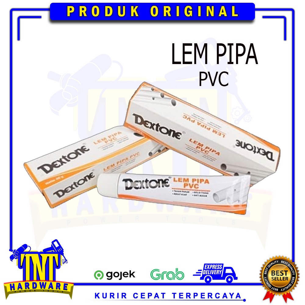 Jual LEM PIPA PVC PARALON 40gr DEXTONE - ORIGINAL PABRIK ASLI 100% ...