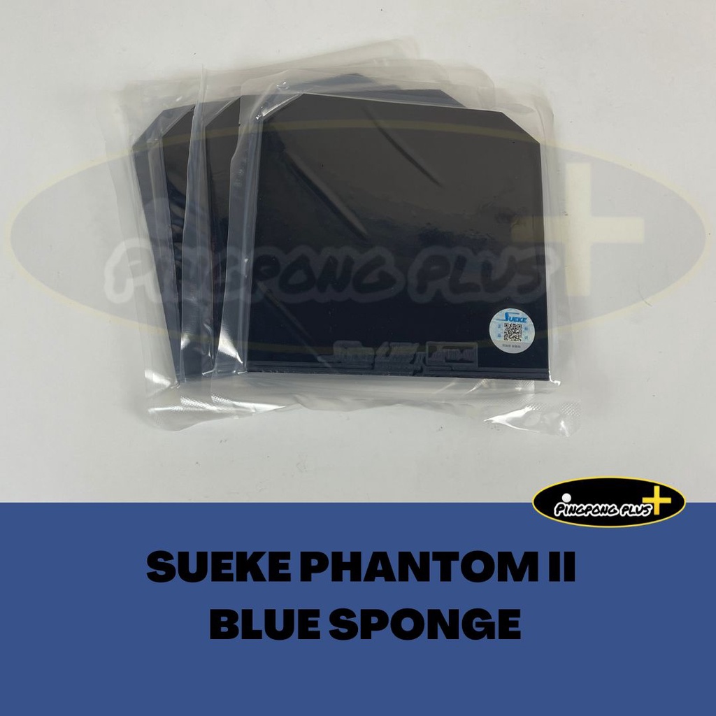 Jual SUEKE Phantom II BLUE Sponge Karet Bet tenis meja | Shopee Indonesia