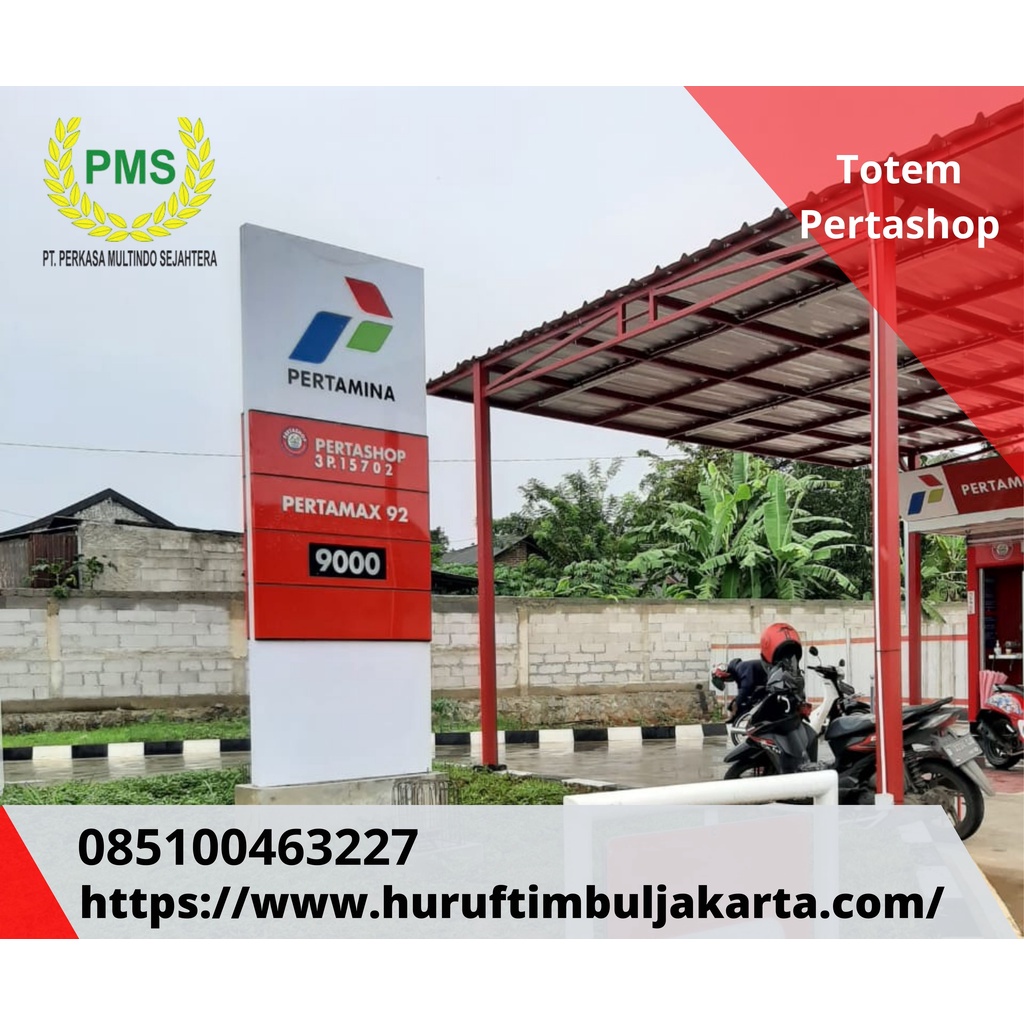 Jual Totem pertashop Purwakarta totem spbu totem pertamina totem pylon ...