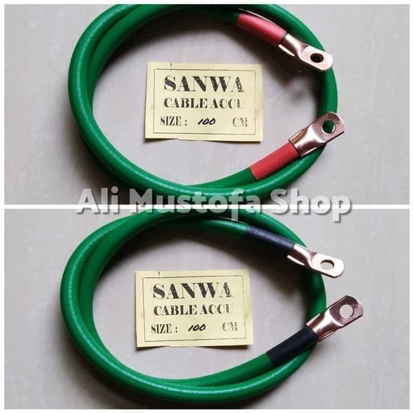 Jual Kabel Aki Accu Mobil Bensin Sanwa 12 Volt 100 cm Murah Berkualitas Produsen Charger Aki ...