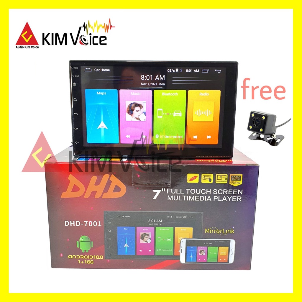 Jual Head Unit Android DHD 7 inch Full Touch 7001 + Kamera Mundur ...
