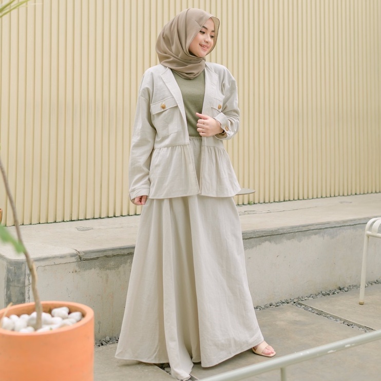 Jual Lozy Hijab - Lica Set (One Set Rok) | Shopee Indonesia