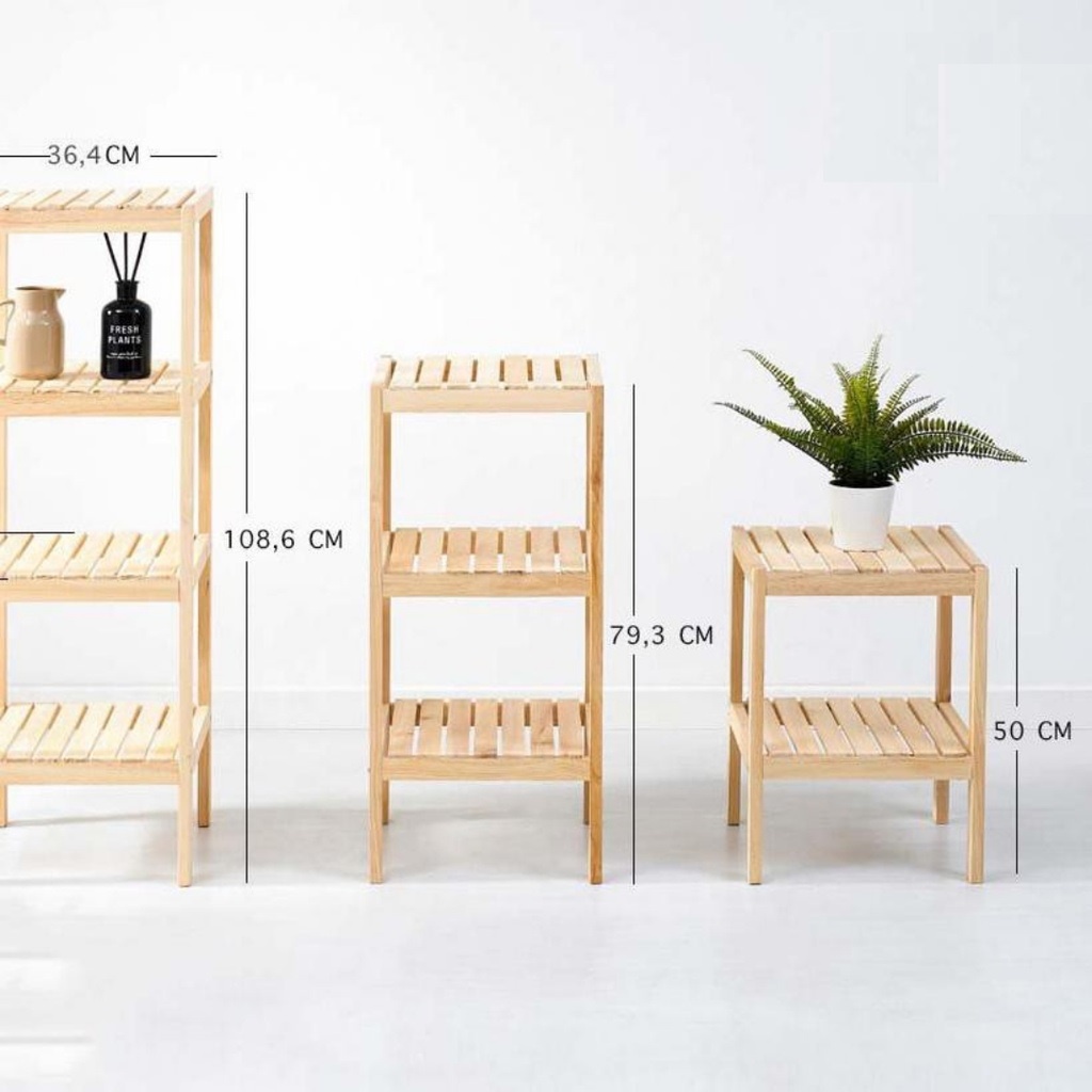 Jual C17 RAK SUSUN KAYU MULTIFUNGSI / MEJA KAYU NAKAS KAYU 2- 4 TINGKAT ...