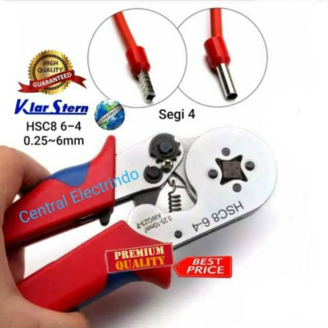 Jual Tang Skun Ferrules HSC8 6-4 (0.25~6mm) Tang Press Skun Manual ...