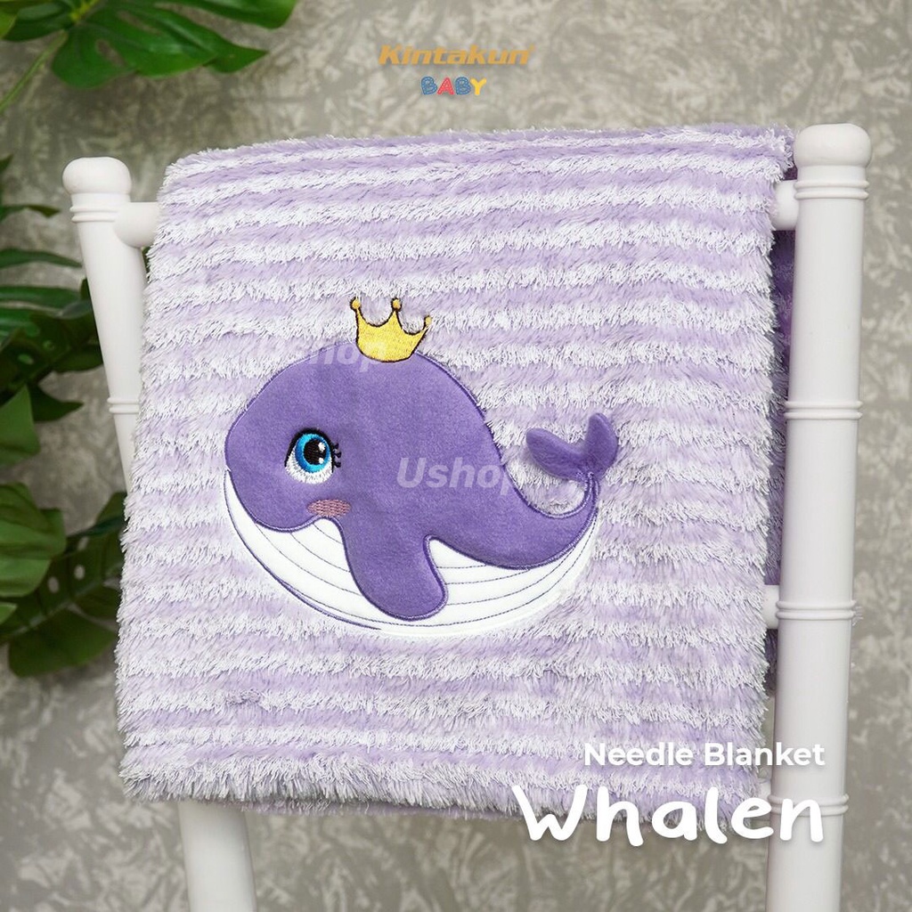 Jual KINTAKUN Selimut Needle 76X102 Cm - Cow Frog Kitty Lion Whalen ...
