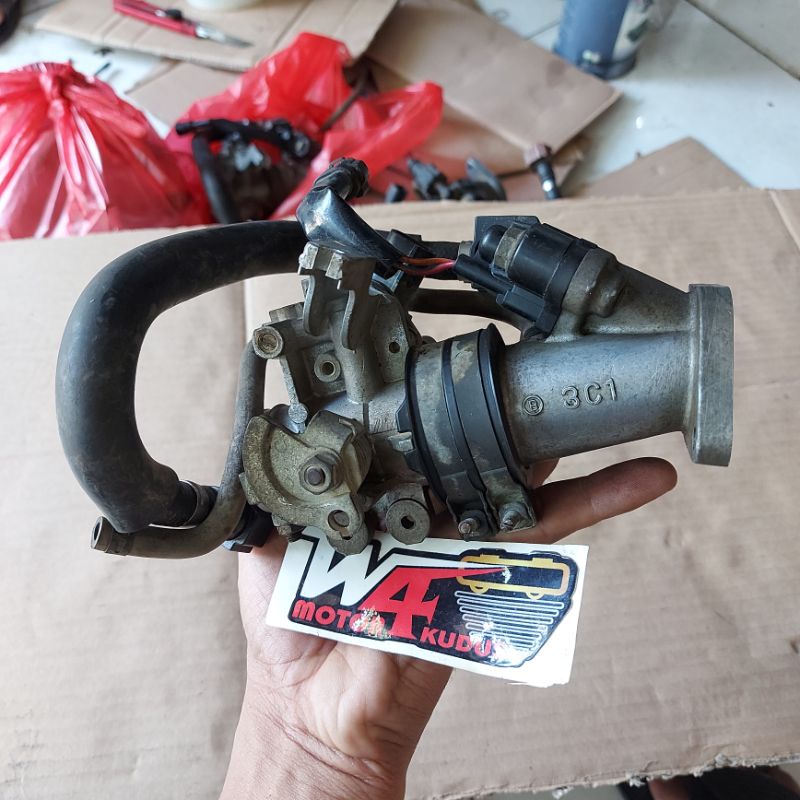Jual THROTTLE BODY TB INJEKTOR TPS OLD VIXION LAMA KODE 3C1 ORIGINAL | Shopee Indonesia