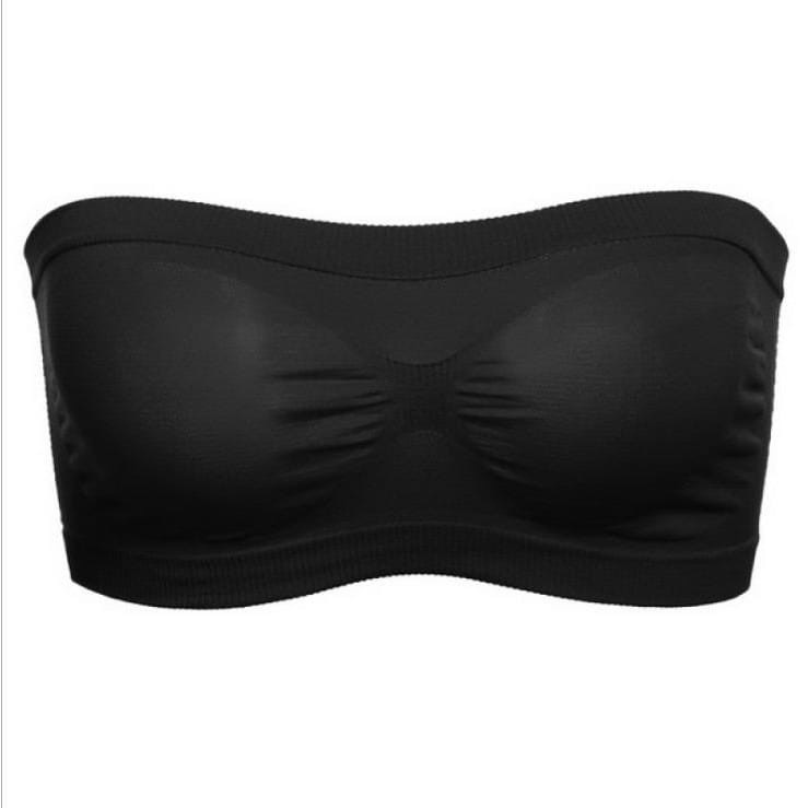 Jual RV® Bra Kemben Pakaian Dalam Wanita Kemben Bandeau Bra Crop Tanpa ...