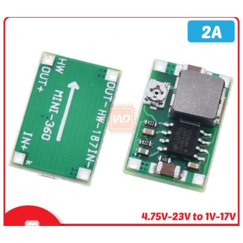Jual Mini360 Mini 360 DC to DC Buck Converter Step Down | Shopee Indonesia