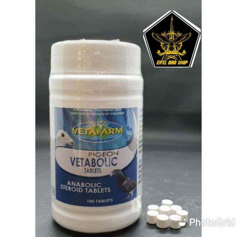 Jual VETABOLIC VETAFARM 1 butir atau 1 pcs pertumbuhan tulang dan otot ...