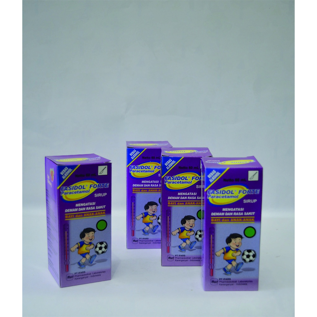 Jual Fasidol Forte Paracetamol Sirup / Syrup 60 Ml (Rasa Strawberry ...