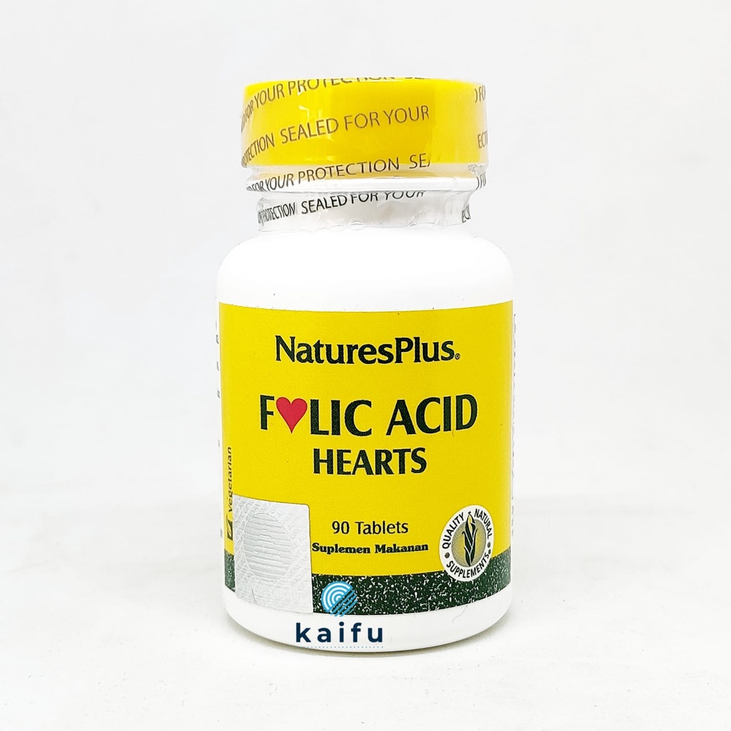 Jual Natures Plus Folic Acid Hearts 90 Tablets Shopee Indonesia 1725