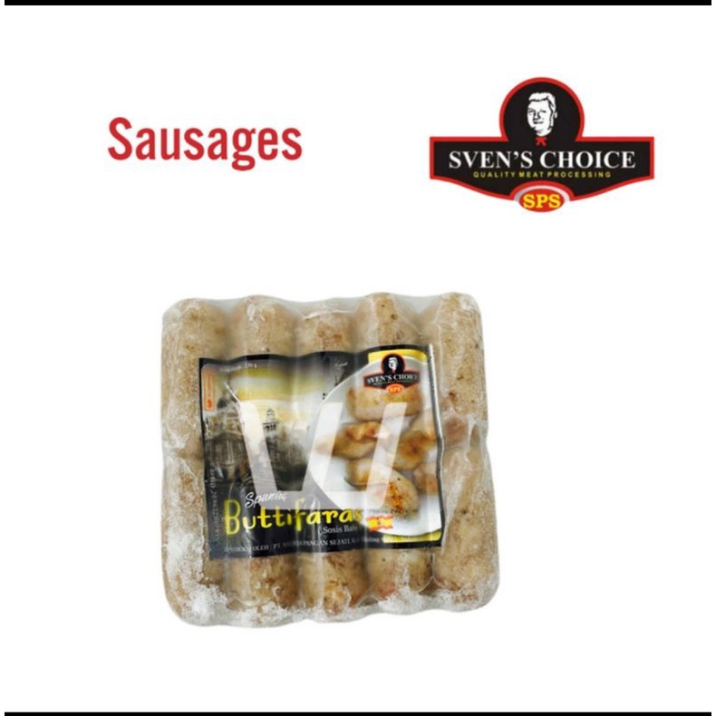 Jual Buttifarras Pork Saussage sosis sven's choice | Shopee Indonesia