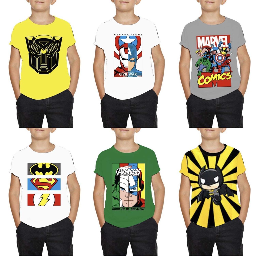 Jual KAOS DISTRO ANAK LAKI-LAKI BAJU ANAK BERGAMBAR SUPERHERO KAOS ... Jual KAOS DISTRO ANAK LAKI-LAKI BAJU ANAK BERGAMBAR SUPERHERO KAOS ...