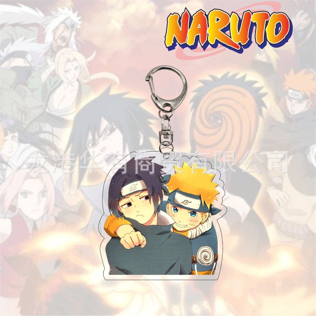 Jual Gantungan Kunci Desain Animasi Naruto Bahan Akrilik - Acrylic Key ...