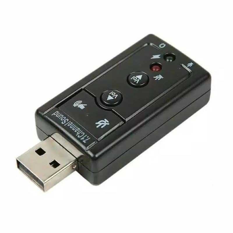 Jual HS USB virtual7.1 channel sound card usb external adapter portable mic | Shopee Indonesia