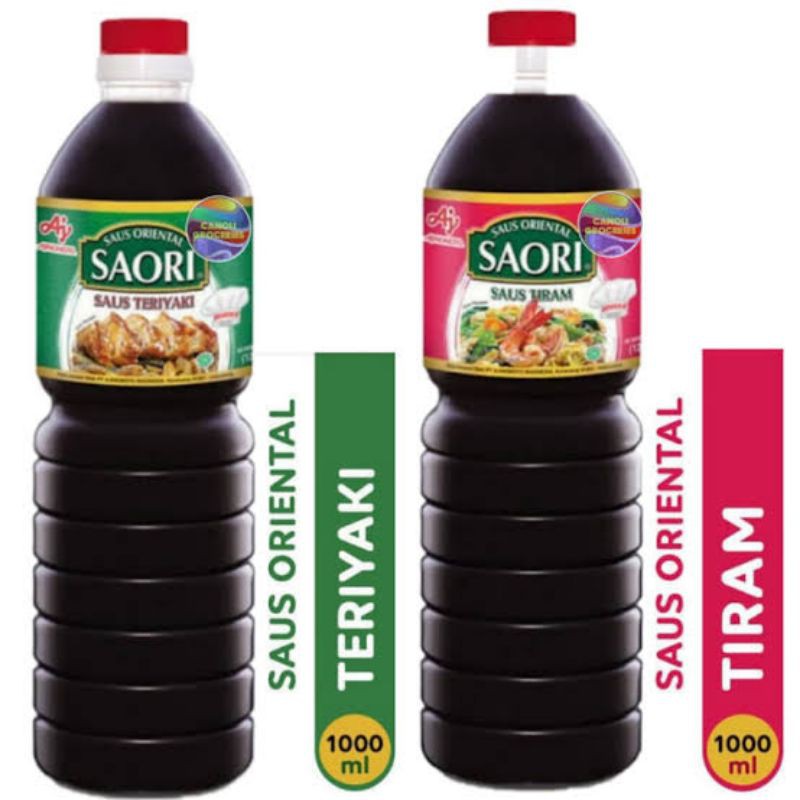 Jual SAORI Saus Tiram 1 Liter / Saus Teriyaki 1 Liter | Shopee Indonesia