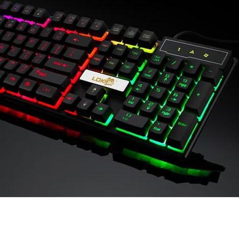 Jual KEYBOARD GAMING MECHANICAL LDKAI R260 ORIGINAL RGB LED BISA HP ...
