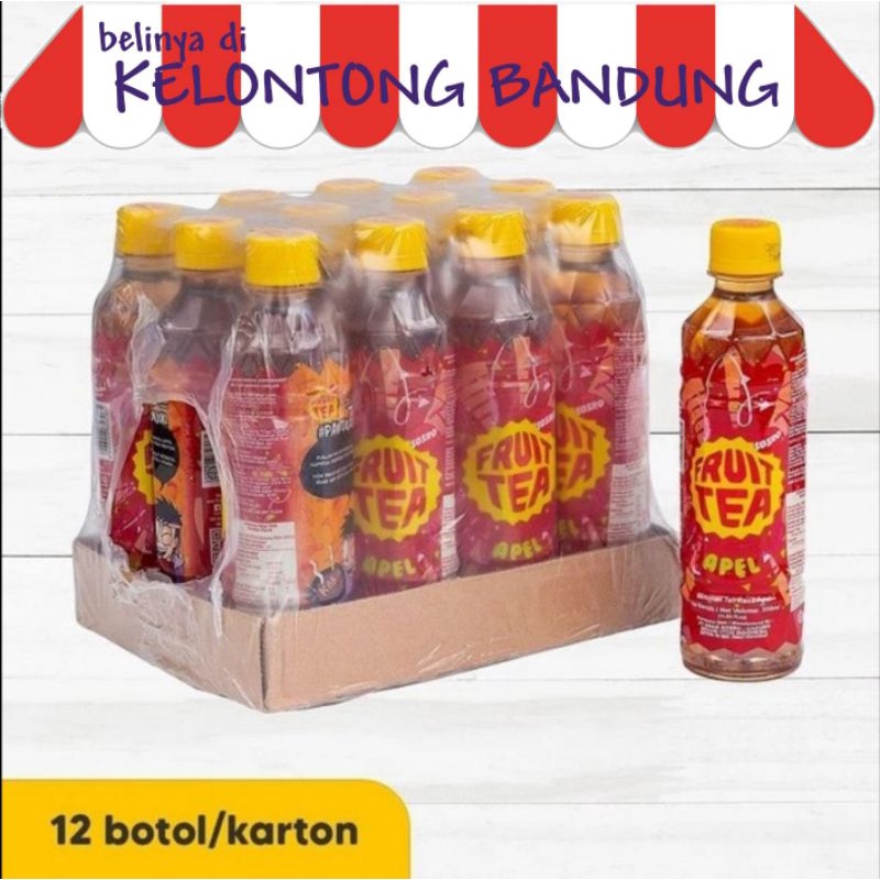 Jual Fruit Tea Botol Pet 350ml per pack / dus / box / karton | Shopee ...
