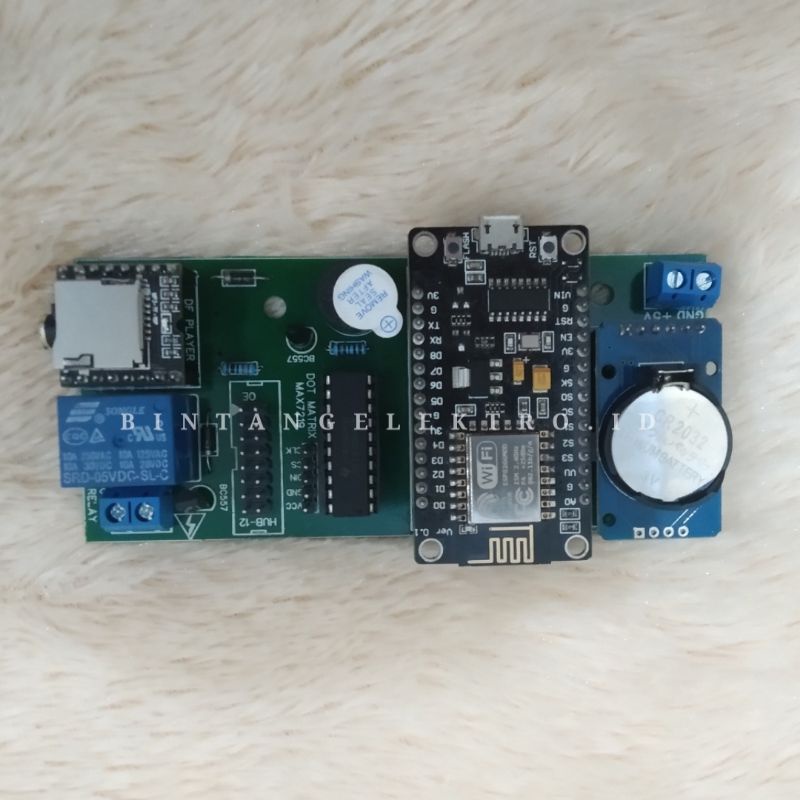 Jual Controller JWS Kontroler JWS ESP8266 panel P10 (auto murottal) Jam ...