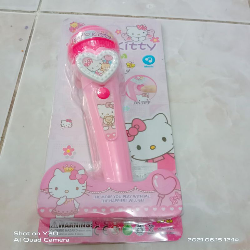 Jual mainan mic karakter_mainan mic hello kitty | Shopee Indonesia