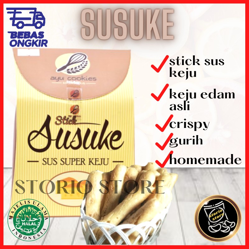 Jual Soes Sus Kering Super Keju Edam Susuke Oleh Oleh Khas Surabaya ...
