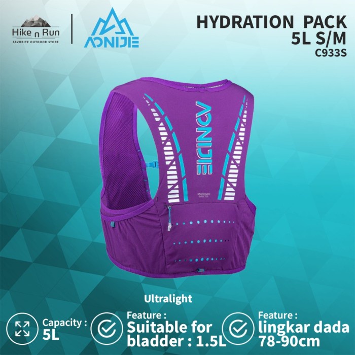 Jual Rompi Lari Aonijie C933S Hydration Pack 5L | Shopee Indonesia