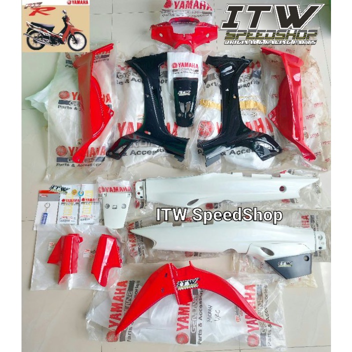 Jual Cover Body Fullset Fulset Set Lengkap F1ZR FIZR Merah Putih Ardath ...