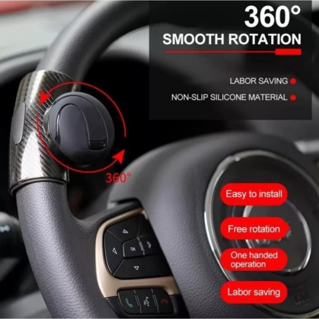 Jual PEGANGAN STIR - POWER HANDLE STIR MOBIL - UNIVERSAL STEERING WHEEL ...