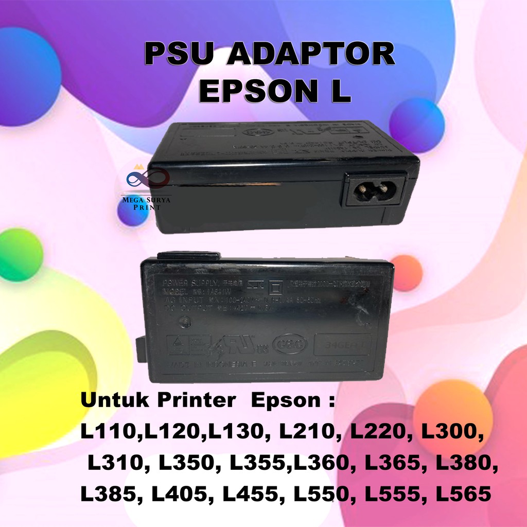 Jual Adaptor Power Supply Printer Epson Ori L120 L310 L360 L220 L565 ...