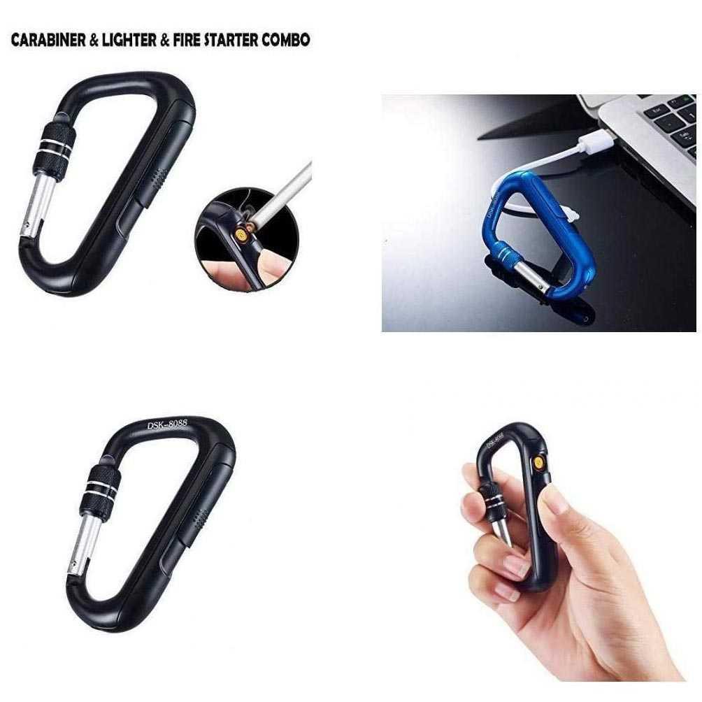 Jual Korek Api Elektrik Unik Heating Coil Carabiner Lighter Keren Murah ...