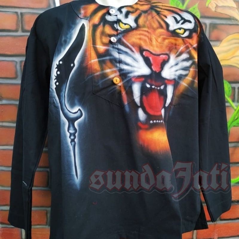 Jual Pangsi baju adat pangsi salontreng lukis keren original distro ...