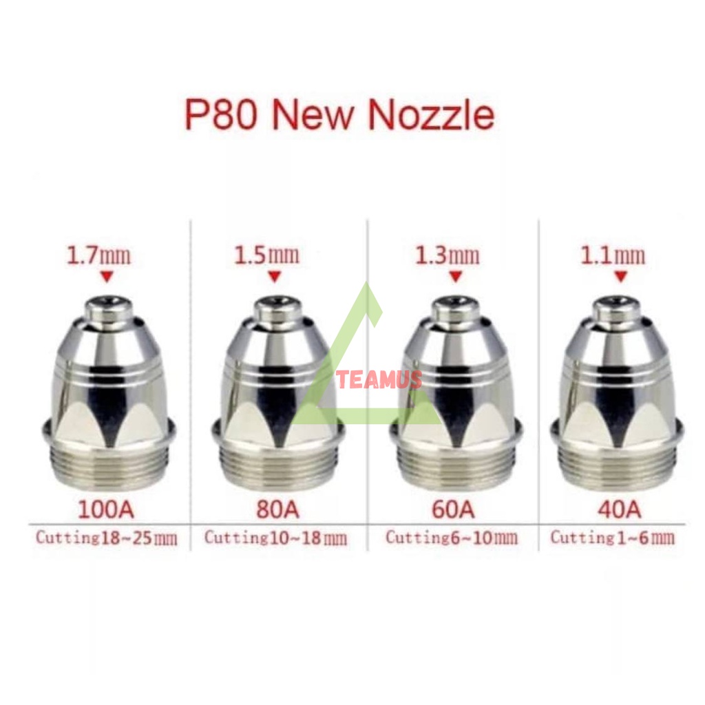 Jual Nozzle Tip P80 mata plasma P80 / P-80 diameter ukuran 1.1MM - 1 ...